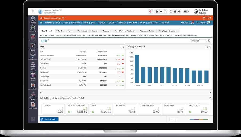 iFinance by iSAMS | Reviews 2025: Features, Price, Alternatives