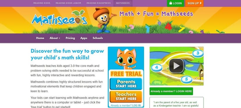 Mathseeds | Reviews 2025: Features, Price, Alternatives